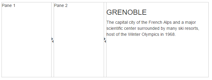 Syncfusion Splitter How To